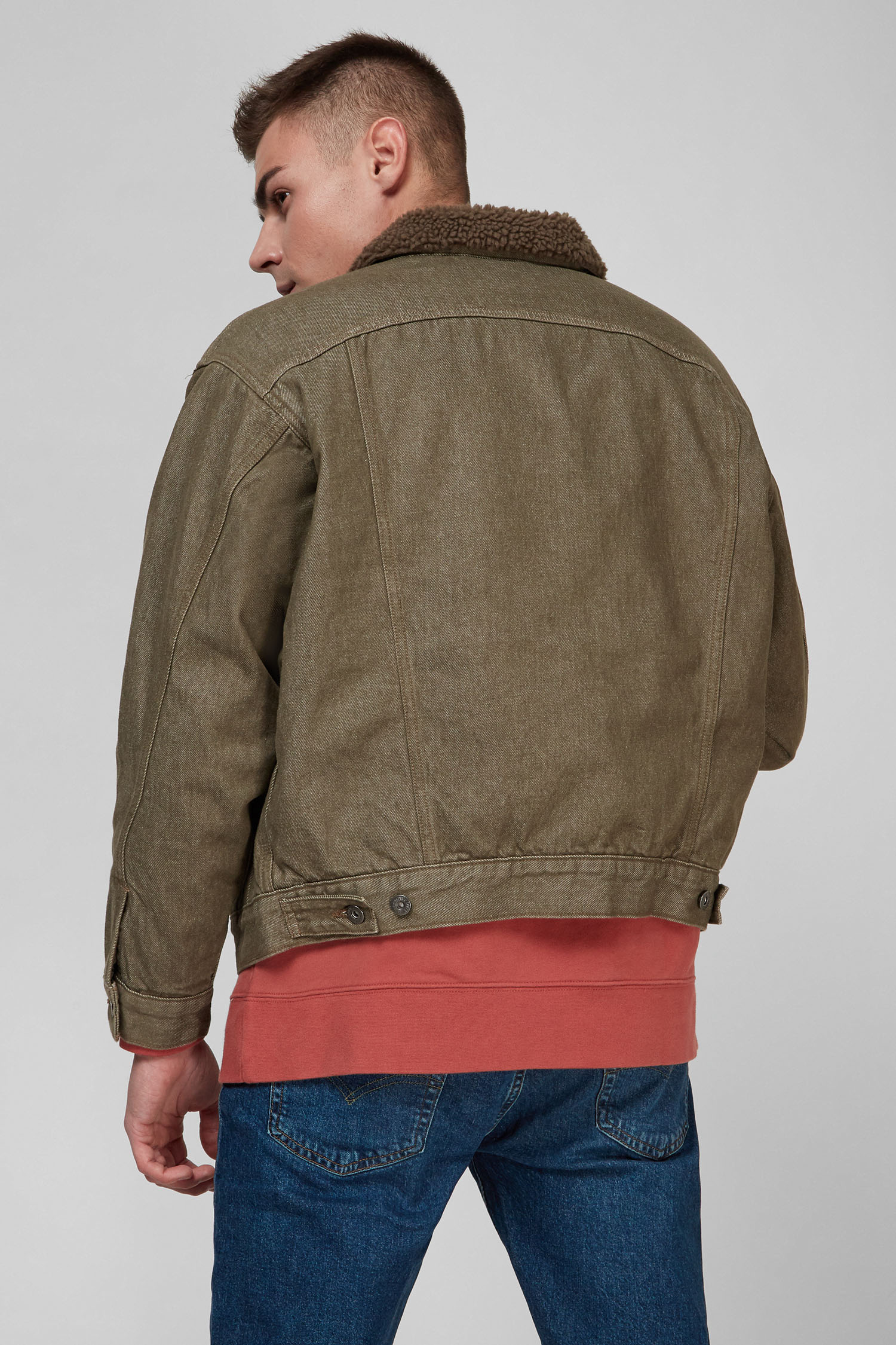 Мужская зеленая джинсовая куртка Levi’s® 21261;0014 — Ultrashop