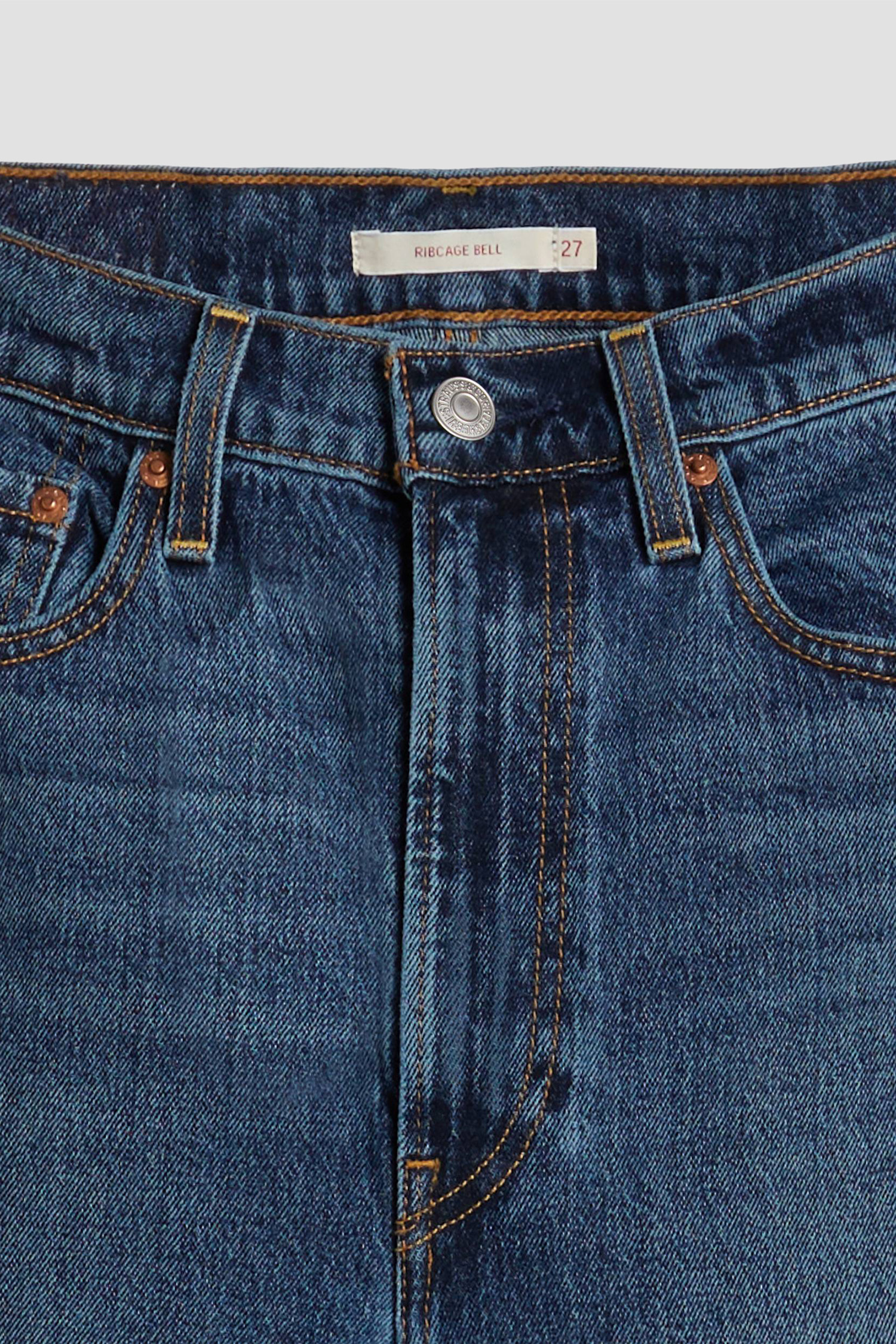Женские синие джинсы Ribcage Bell Levi’s® A7503;0019 — Ultrashop