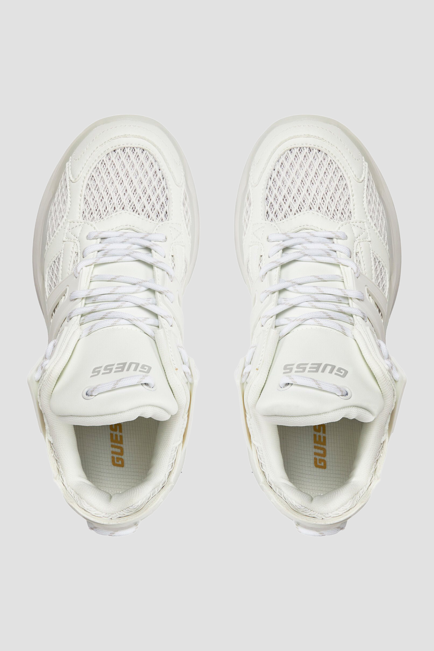 Женские белые кроссовки Guess FLJBLL.ELE12;WHITE — Ultrashop