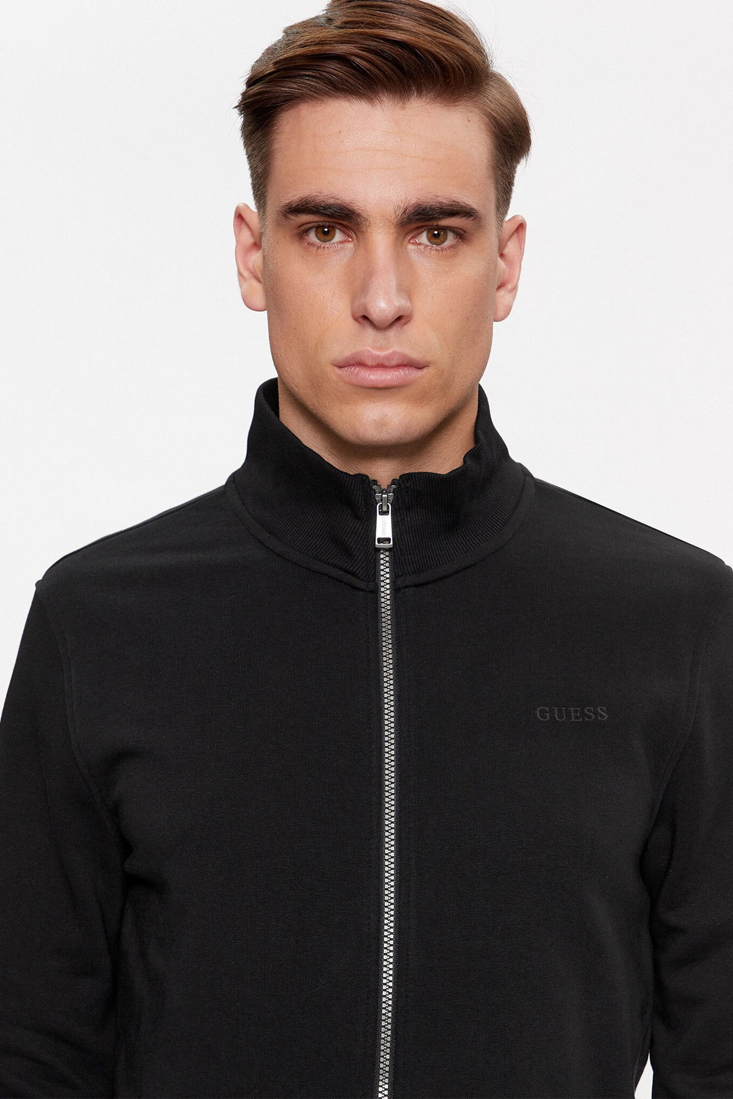 Мужская черная спортивная кофта Guess M4RQ80.KBK32;JBLK — Ultrashop