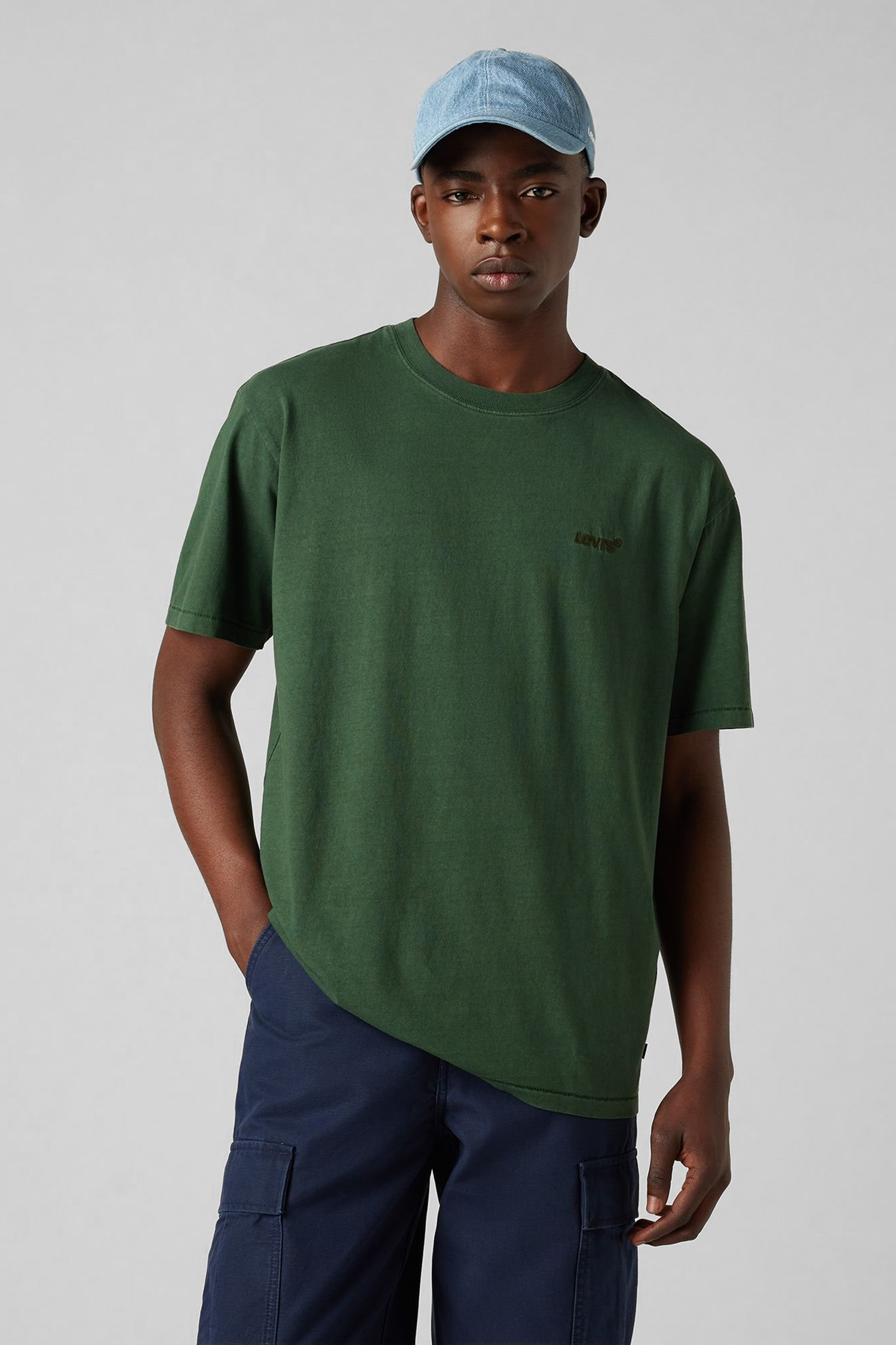 Мужская зеленая футболка Levi’s® A0637;0109 — Ultrashop