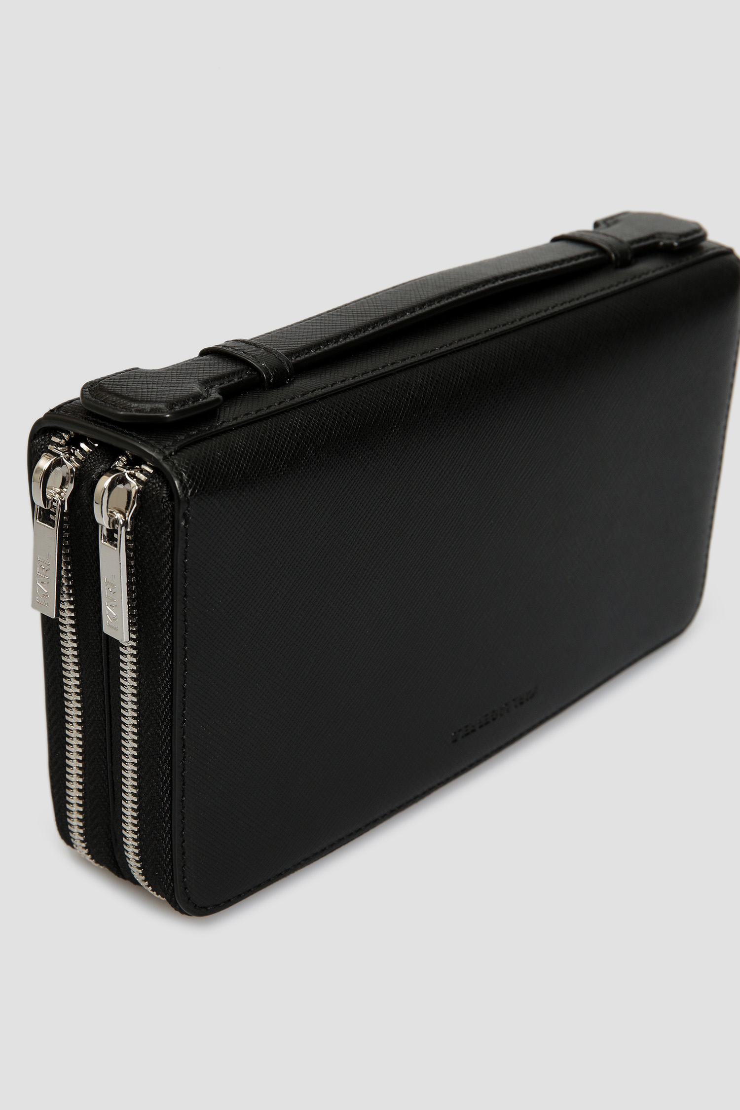 Мужской черный кожаный кошелек Karl Lagerfeld 502461.815421;990 — Ultrashop