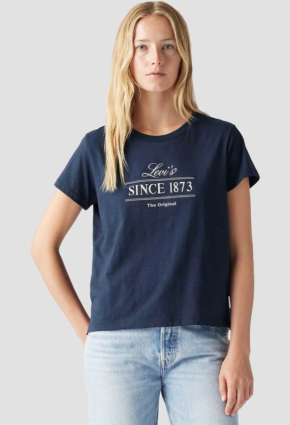 Женская темно-синяя футболка Levi’s® A8804;0038 — Ultrashop