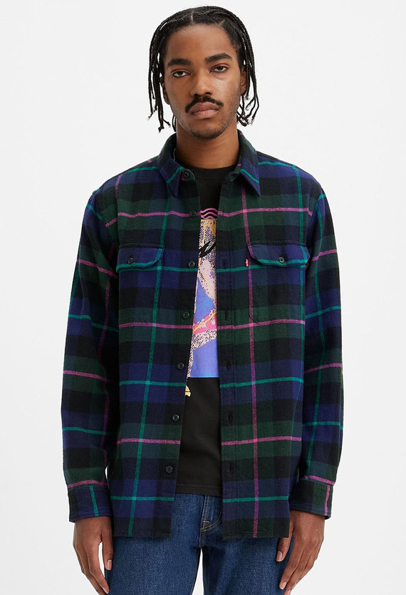 Мужская рубашка в клетку Levi’s® 19573;0201 — Ultrashop