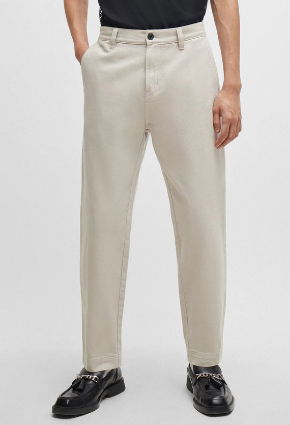 Чоловічі світло-сірі чіноси HUGO 50493930;055 — Ultrashop