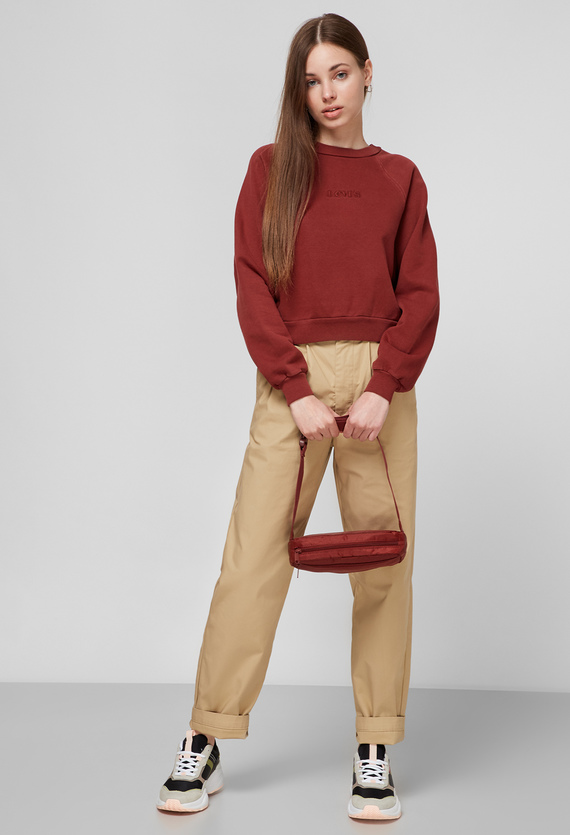 Терракотовый свитшот для девушек Levi’s® 18722;0003 — Ultrashop