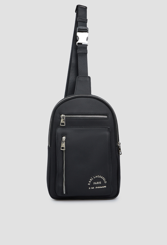 Мужская черная кожаная сумка Karl Lagerfeld 544451.815919;990 — Ultrashop