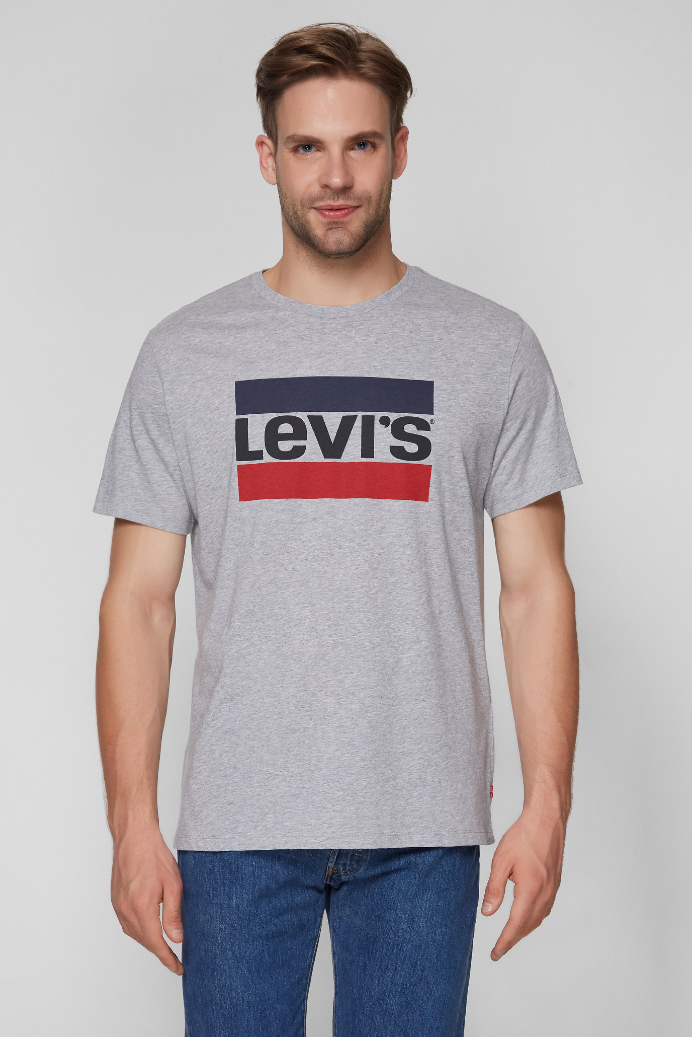 Мужская серая футболка Levi’s® 39636;0002 — Ultrashop