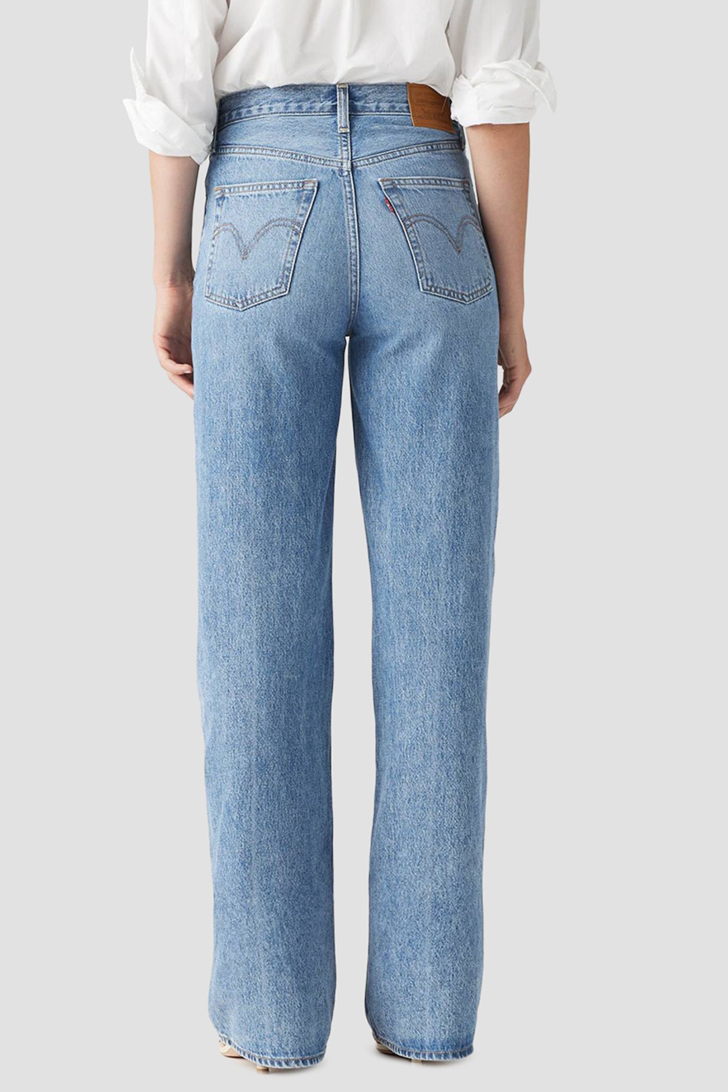 Жіночі блакитні джинси Ribcage Levi’s® A6081;0020 — Ultrashop