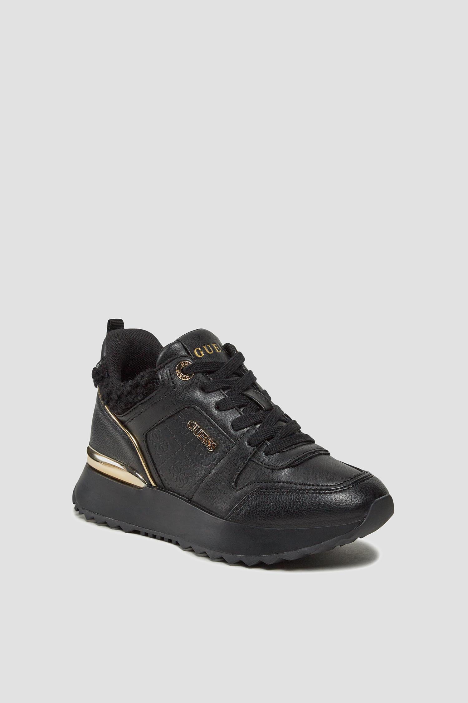 Женские черные кроссовки Guess FL8DD2.ELE12;BLACK — Ultrashop