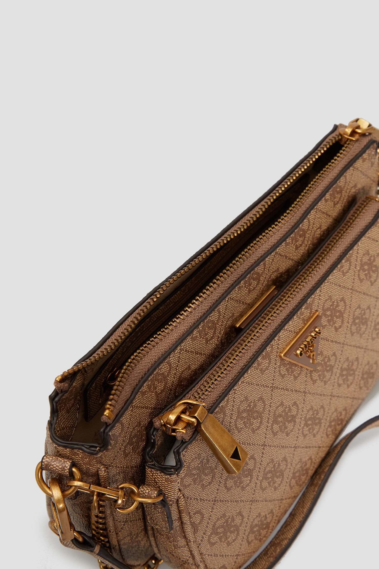 Женская коричневая сумка с узором Guess HWBB84.16700;LTL — Ultrashop