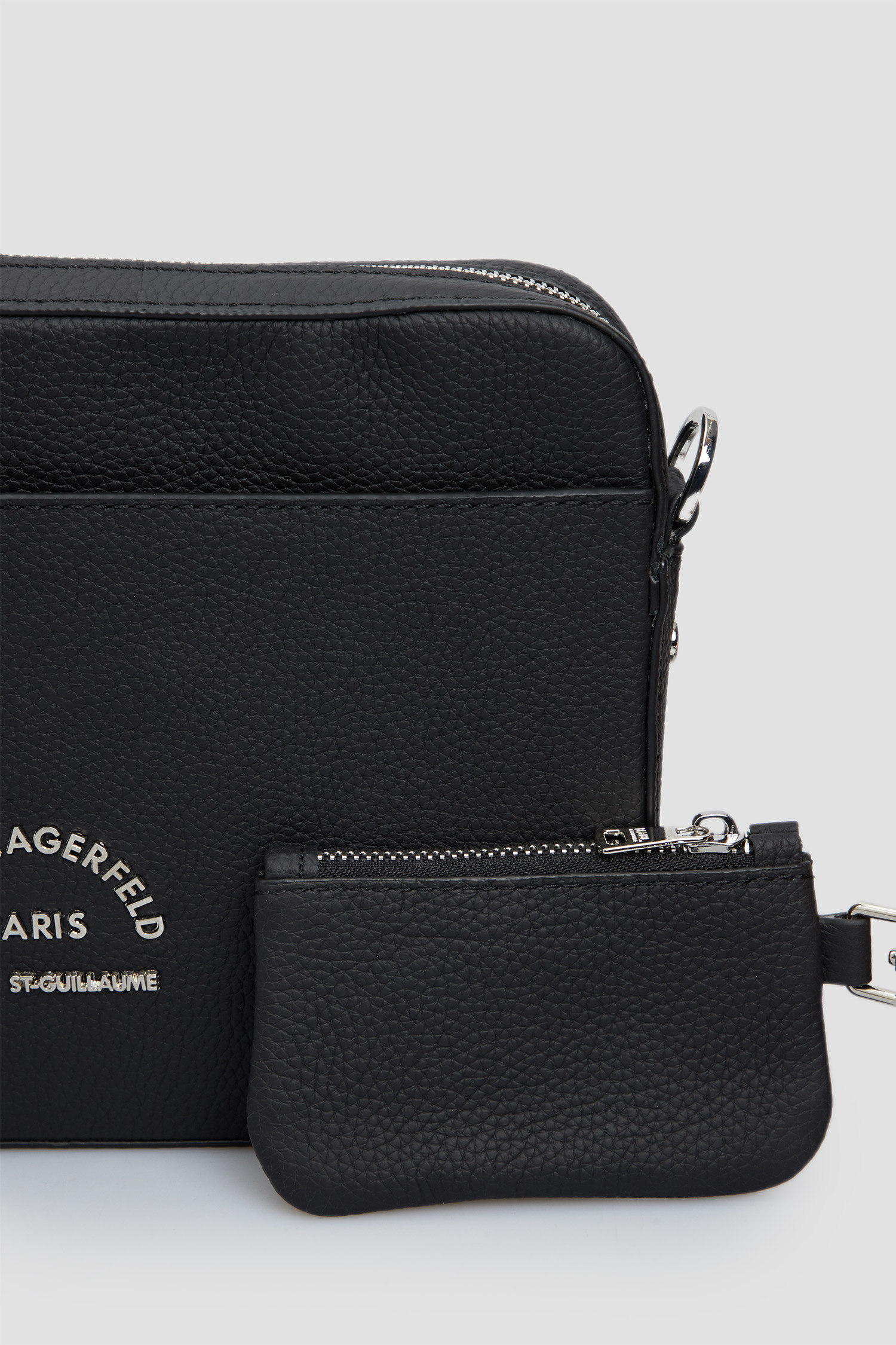 Чоловіча чорна шкіряна сумка Karl Lagerfeld 544451.815909;990 — Ultrashop