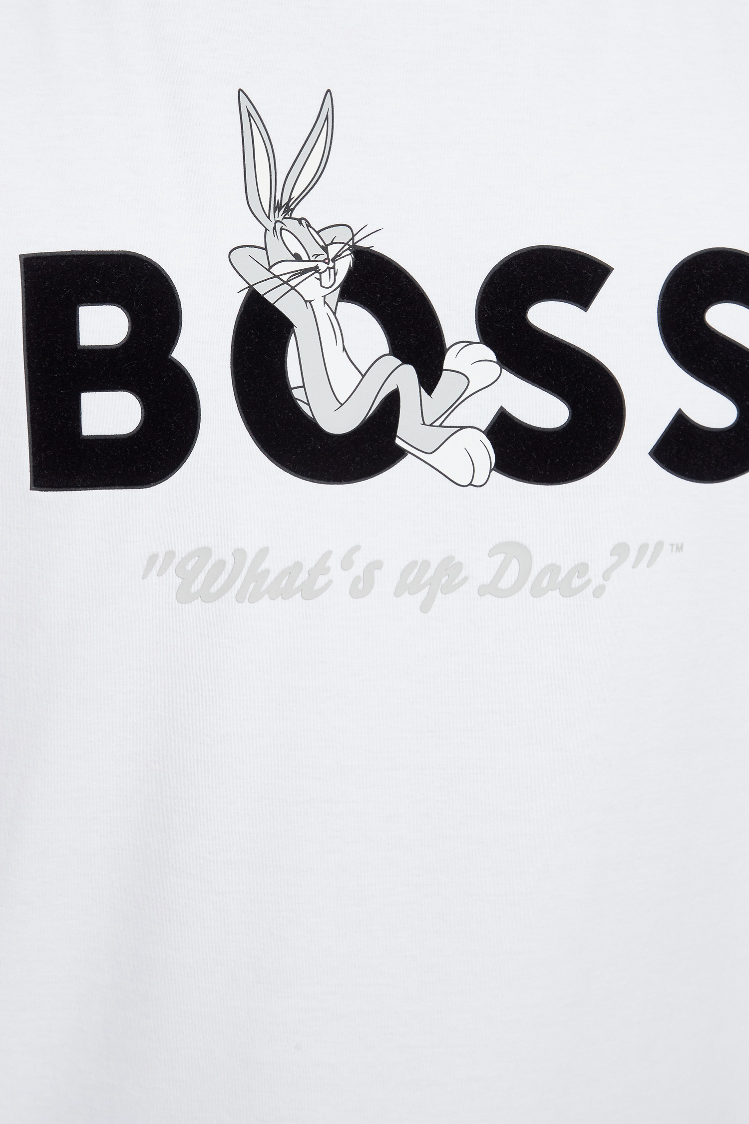 Мужская белая футболка BOSS x Looney Tunes BOSS 50485386;100 — Ultrashop