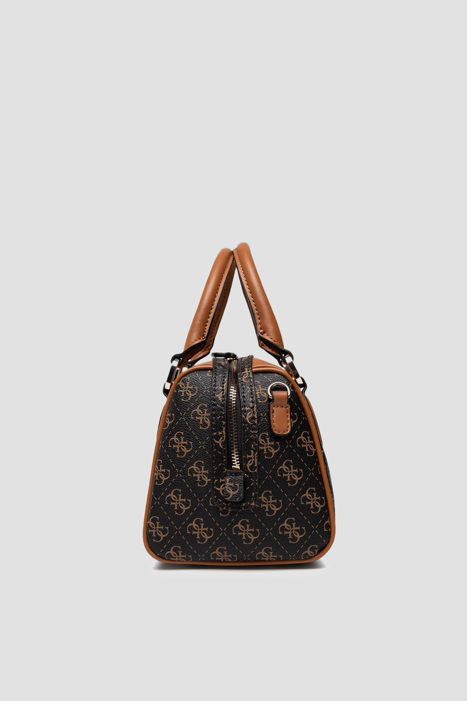 Женская темно-коричневая сумка с узором Guess HWKG78.79050;BWN — Ultrashop