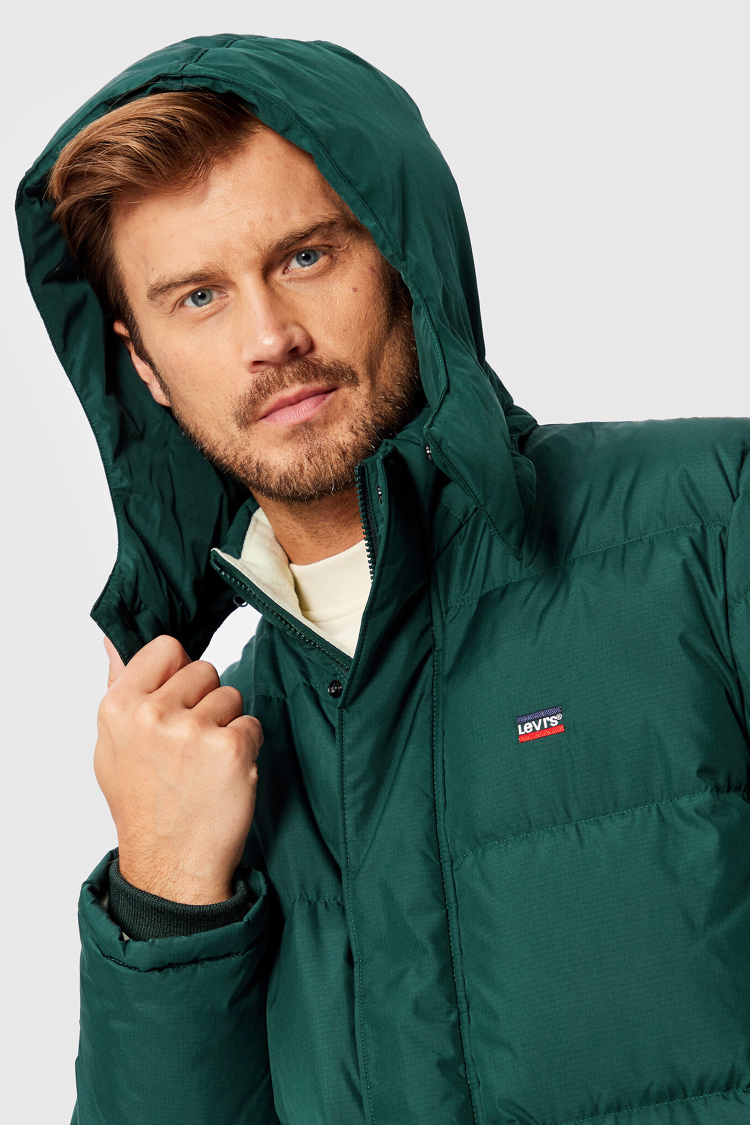 Мужской зеленый пуховик Levi’s® A0950;0005 — Ultrashop