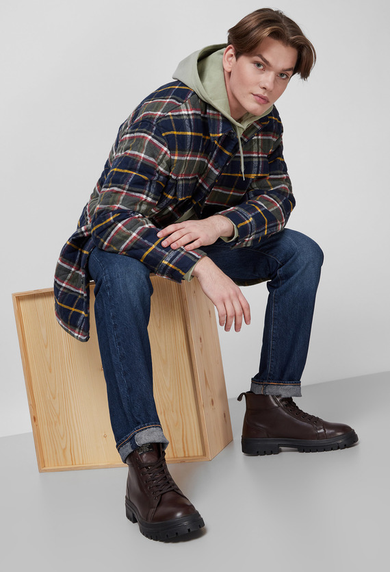 Картата сорочка-пальто для хлопців Levi’s® A0682;0000 — Ultrashop
