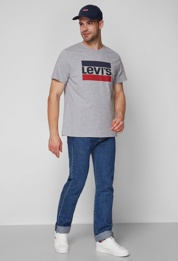 Мужская серая футболка Levi’s® 39636;0002 — Ultrashop
