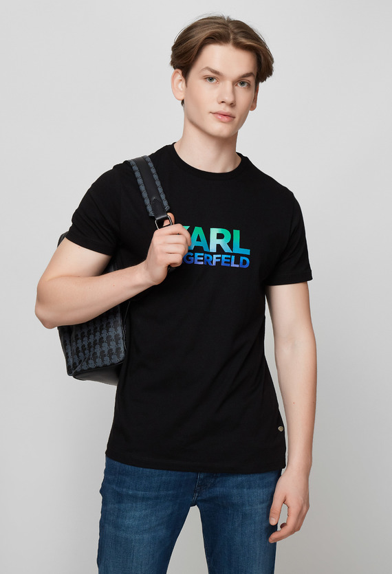 Черная футболка для парней Karl Lagerfeld 511224.755050;990 — Ultrashop