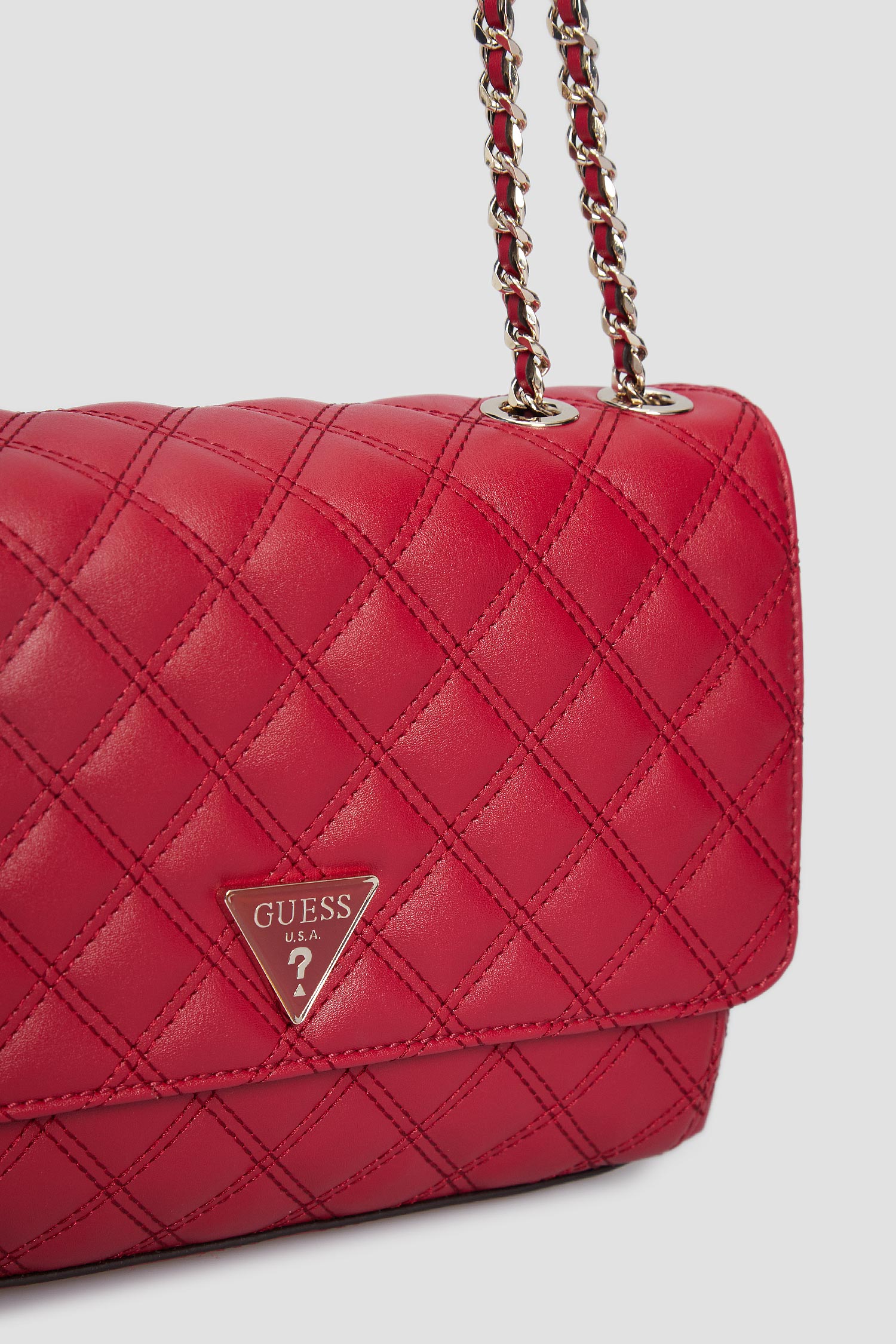 Женская красная сумка через плечо Guess HWEV76.79210;RED — Ultrashop