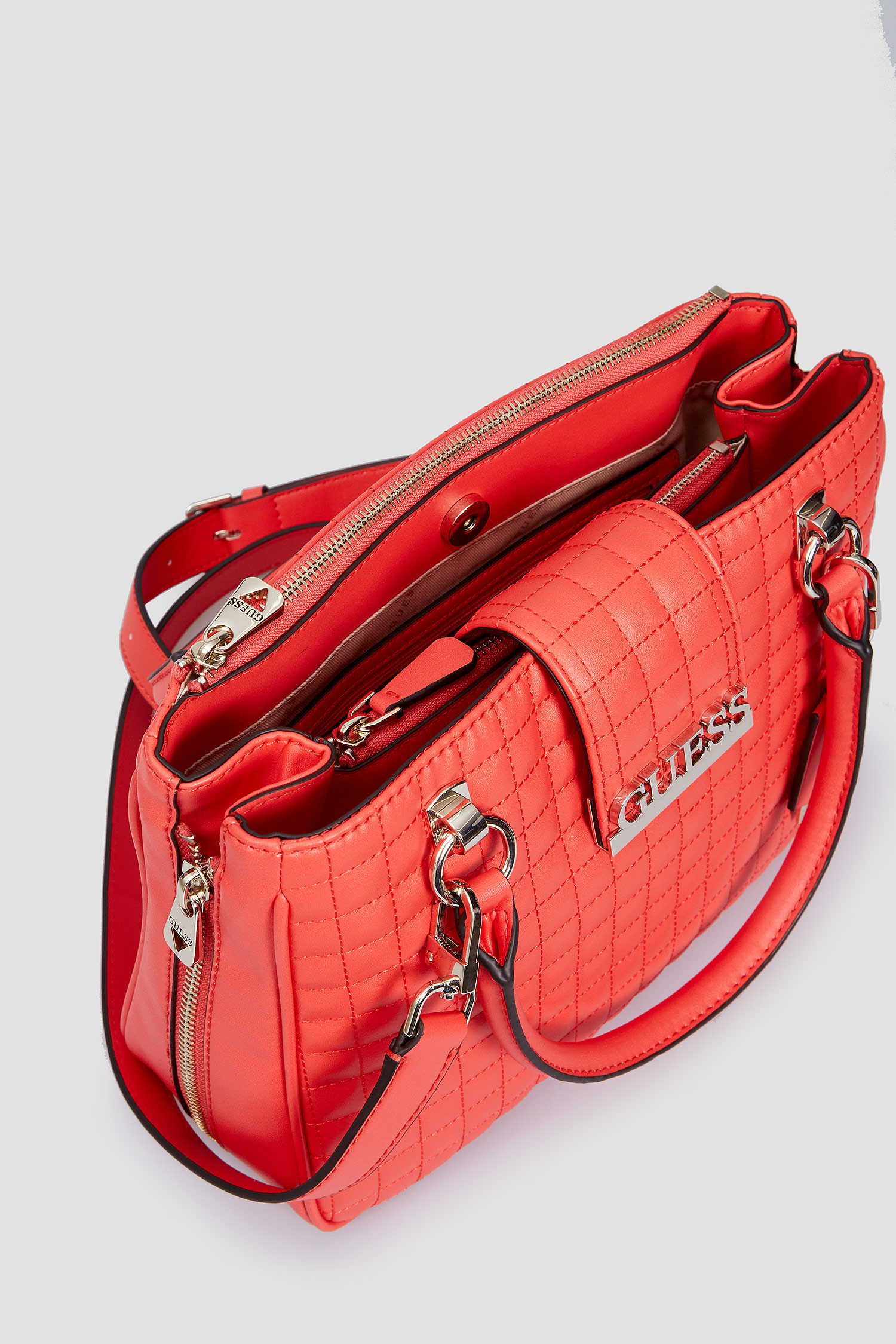 Женская красная сумка через плечо Guess HWVG77.40060;RED — Ultrashop