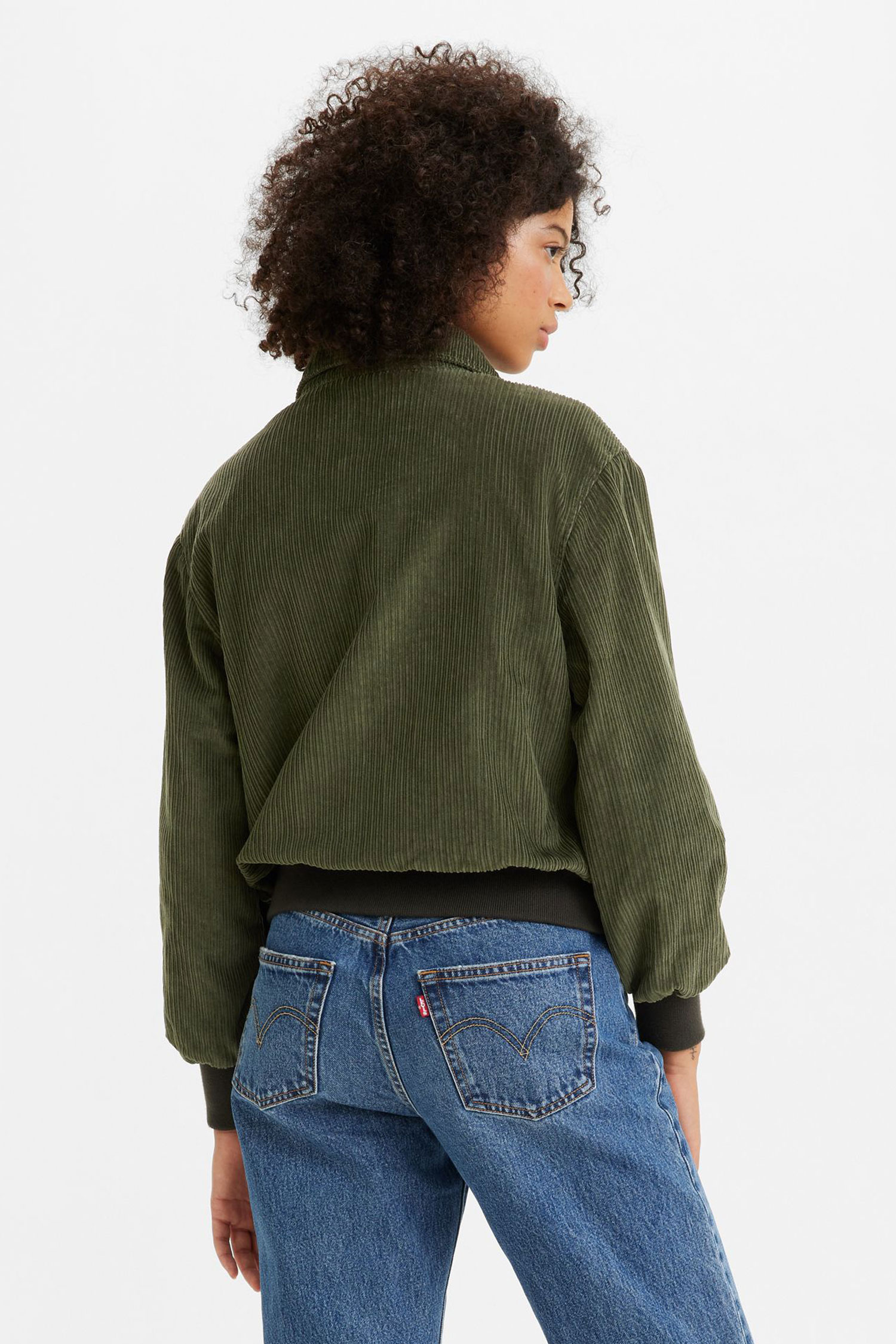 Жіноча зелена вельветова куртка Levi’s® A4444;0000 — Ultrashop