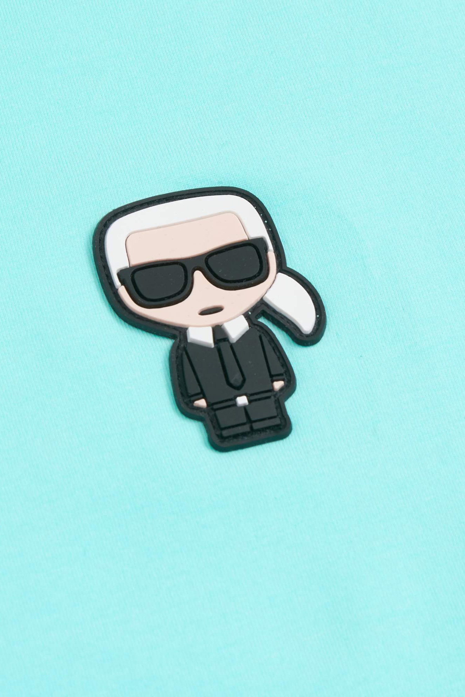 Мужская голубая футболка Karl Lagerfeld 521221.755027;500 — Ultrashop