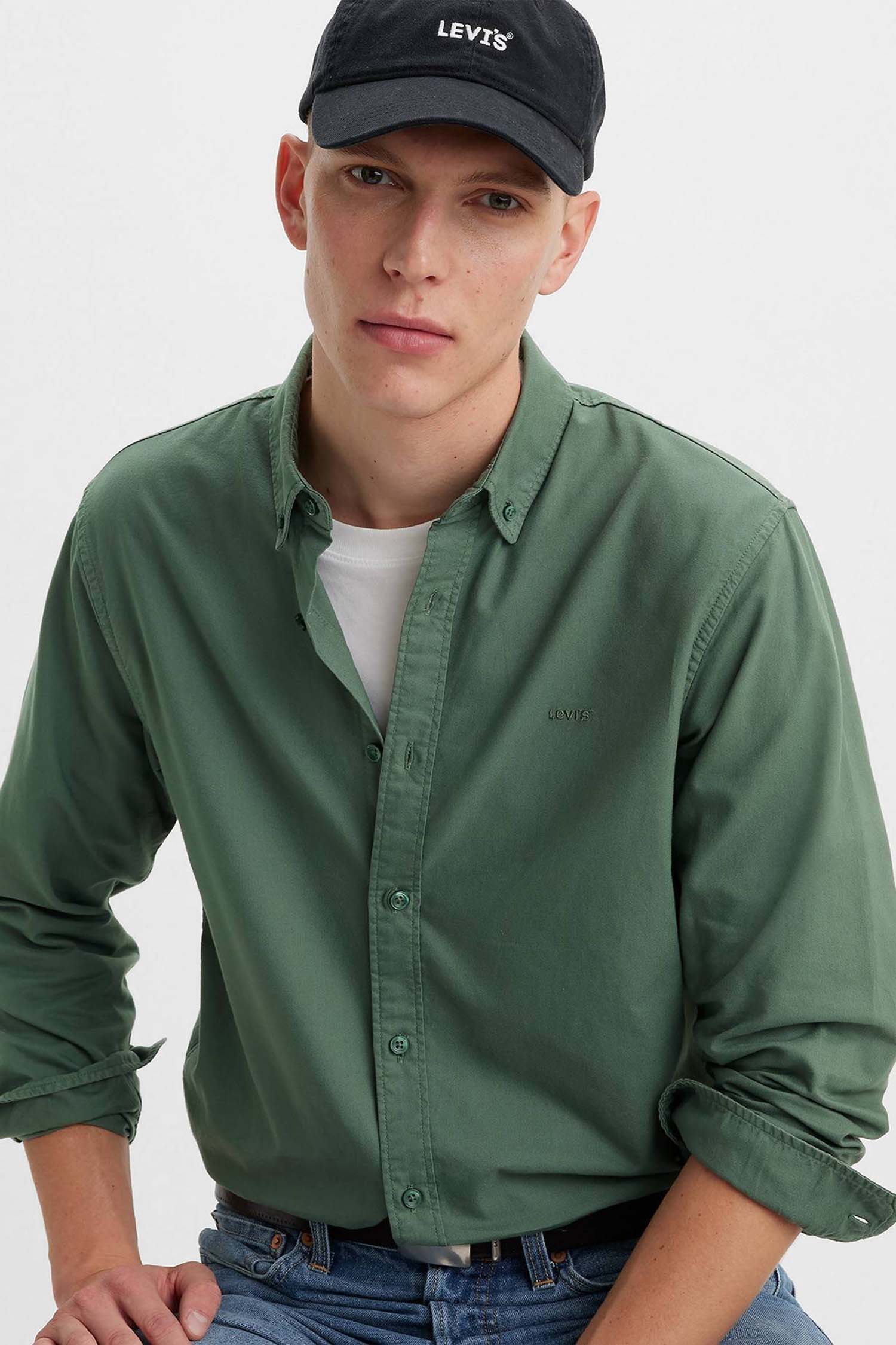 Чоловіча зелена сорочка Levi’s® A7210;0002 — Ultrashop