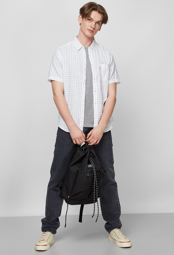 Белая льняная рубашка для парней Levi’s® 86627;0058 — Ultrashop