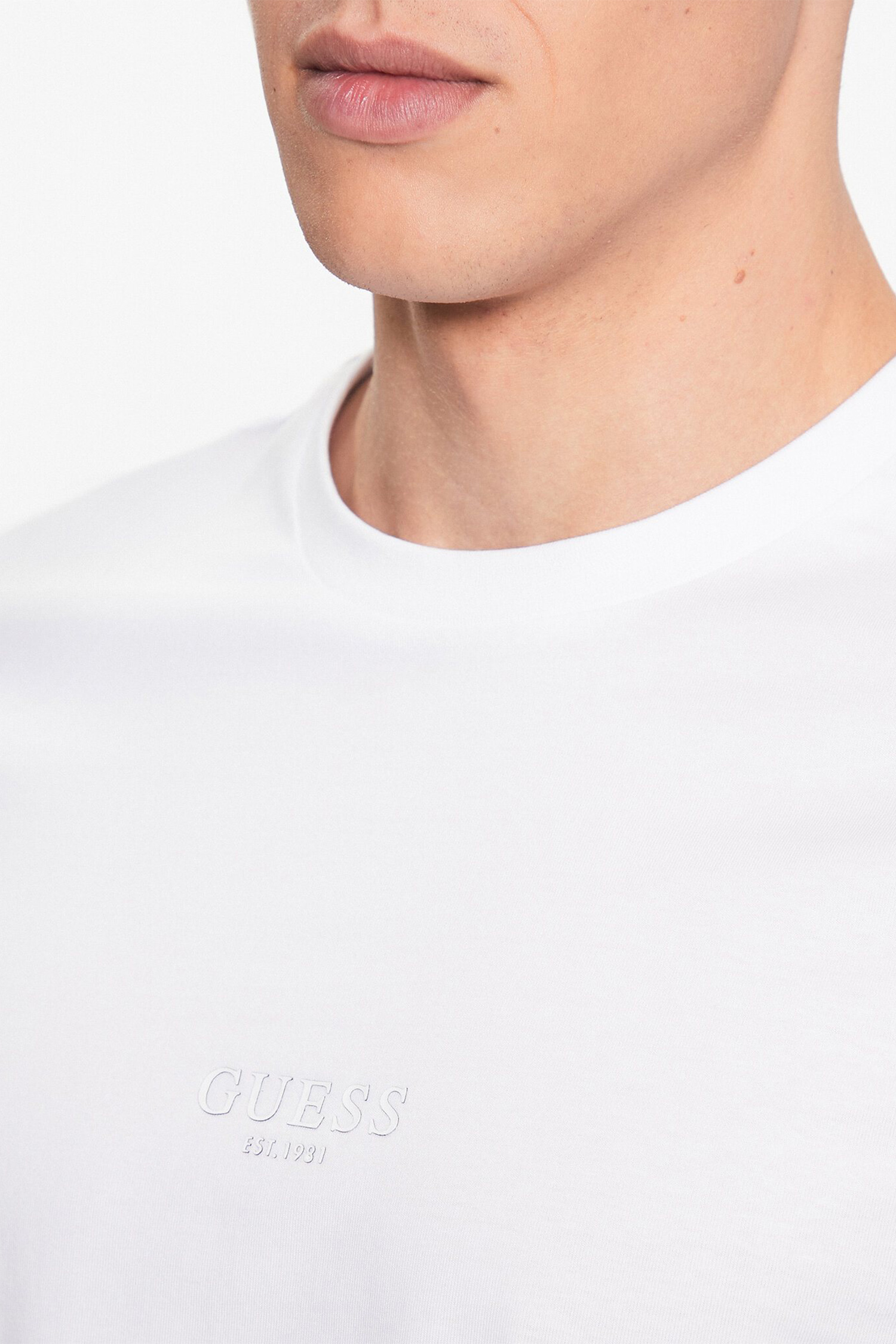 Мужская белая футболка Guess M2YI72.I3Z14;G011 — Ultrashop