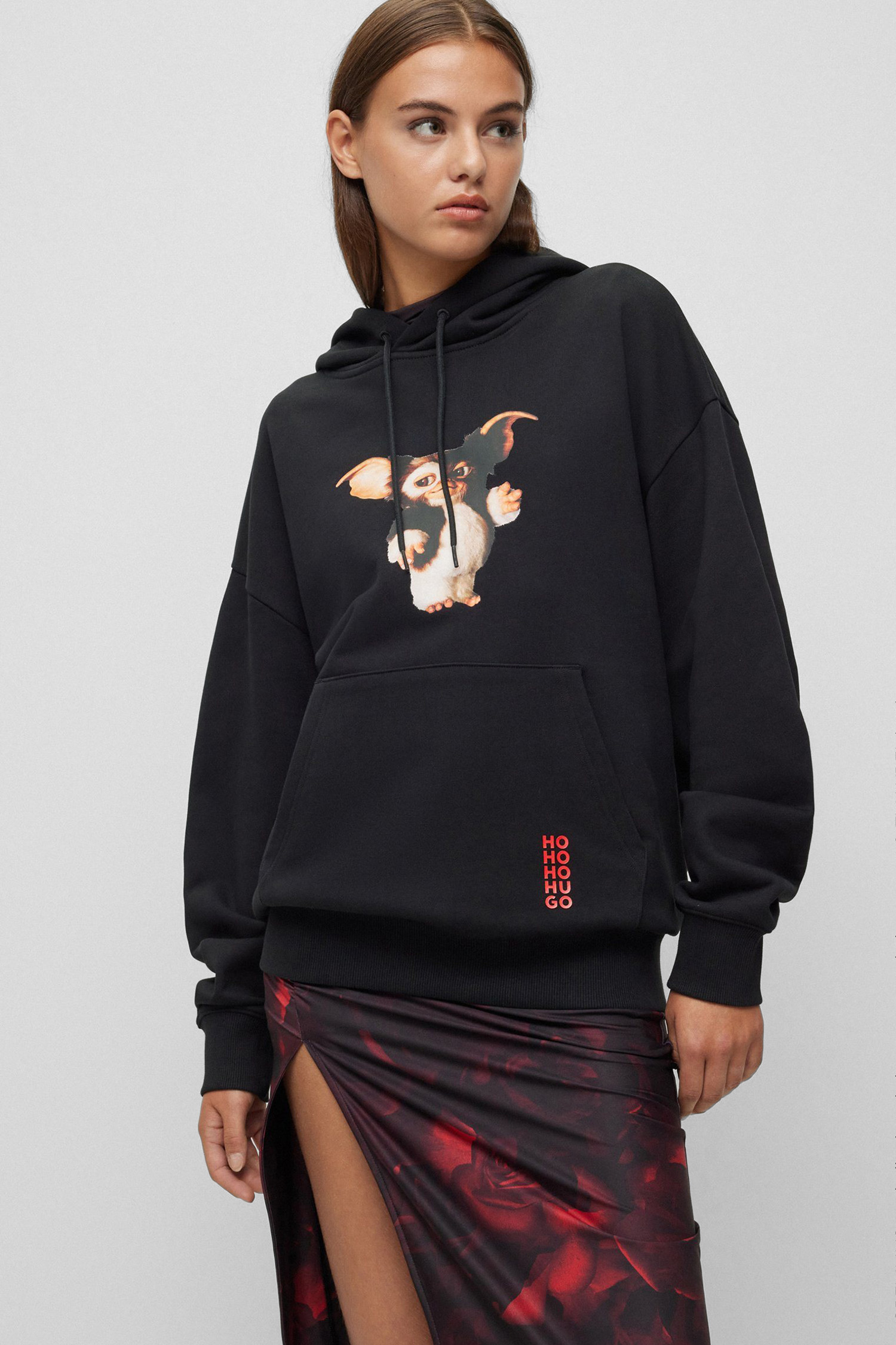 Черное худи HUGO x Gremlins HUGO 50502875;001 — Ultrashop