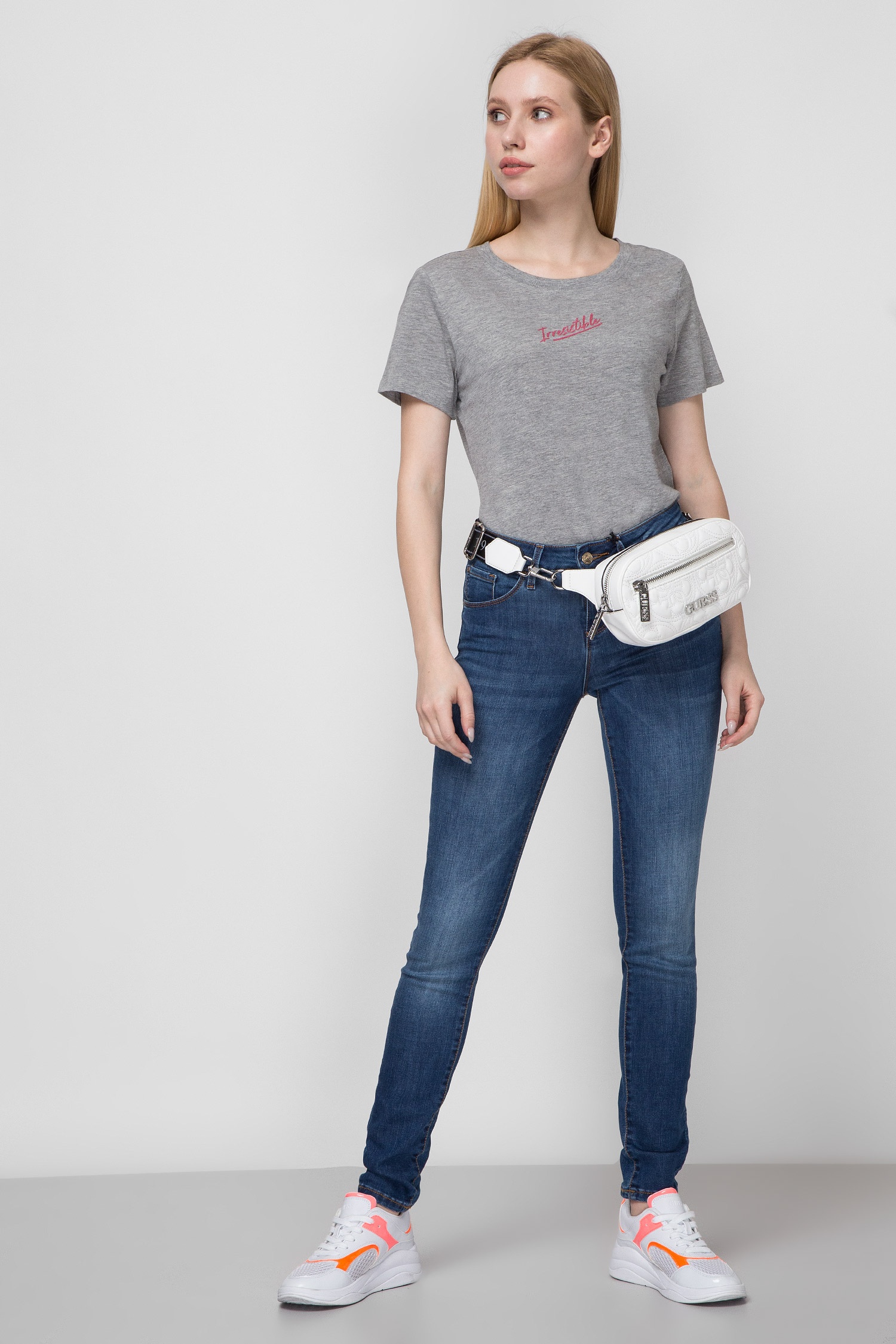 Жіночі сині джинси Skinny Fit Annette Guess W0GA99.D41F2;MROS — Ultrashop