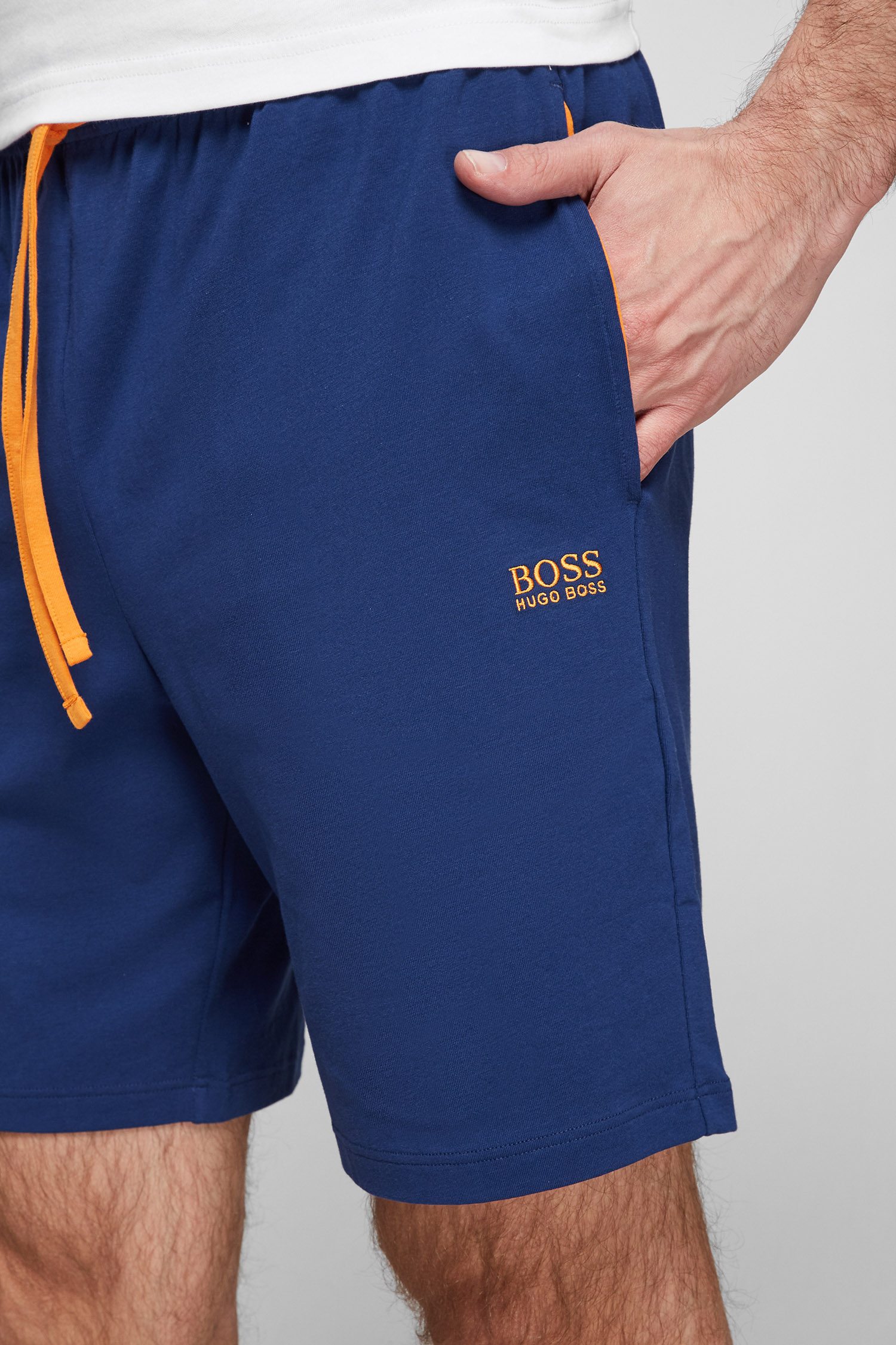 Мужские синие шорты BOSS 50383960;429 — Ultrashop