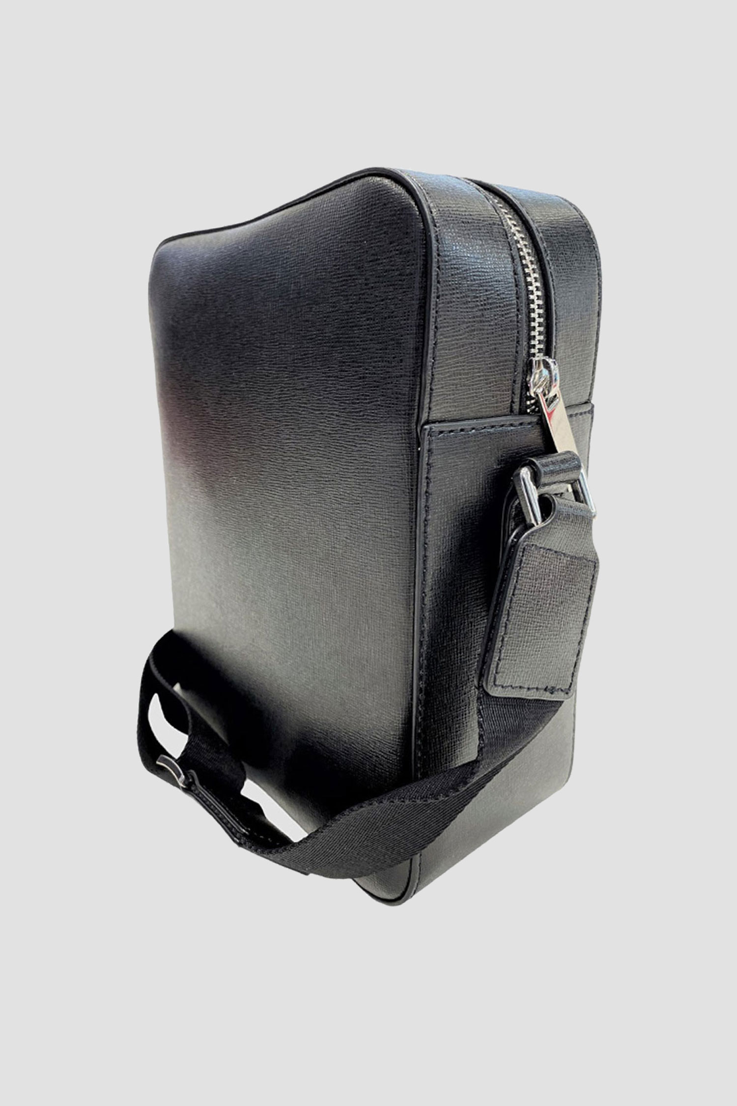 Мужская черная кожаная сумка BALDININI G4CPMG9S0022;999 — Ultrashop