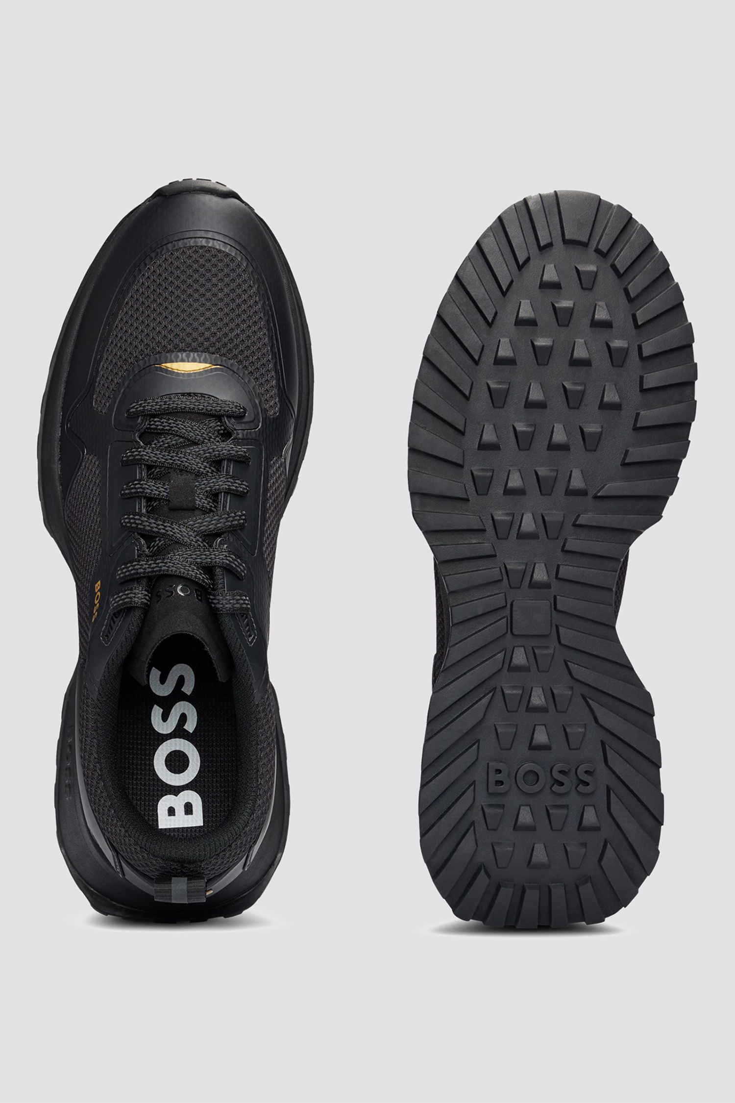 Мужские черные кроссовки BOSS 50513195;007 — Ultrashop