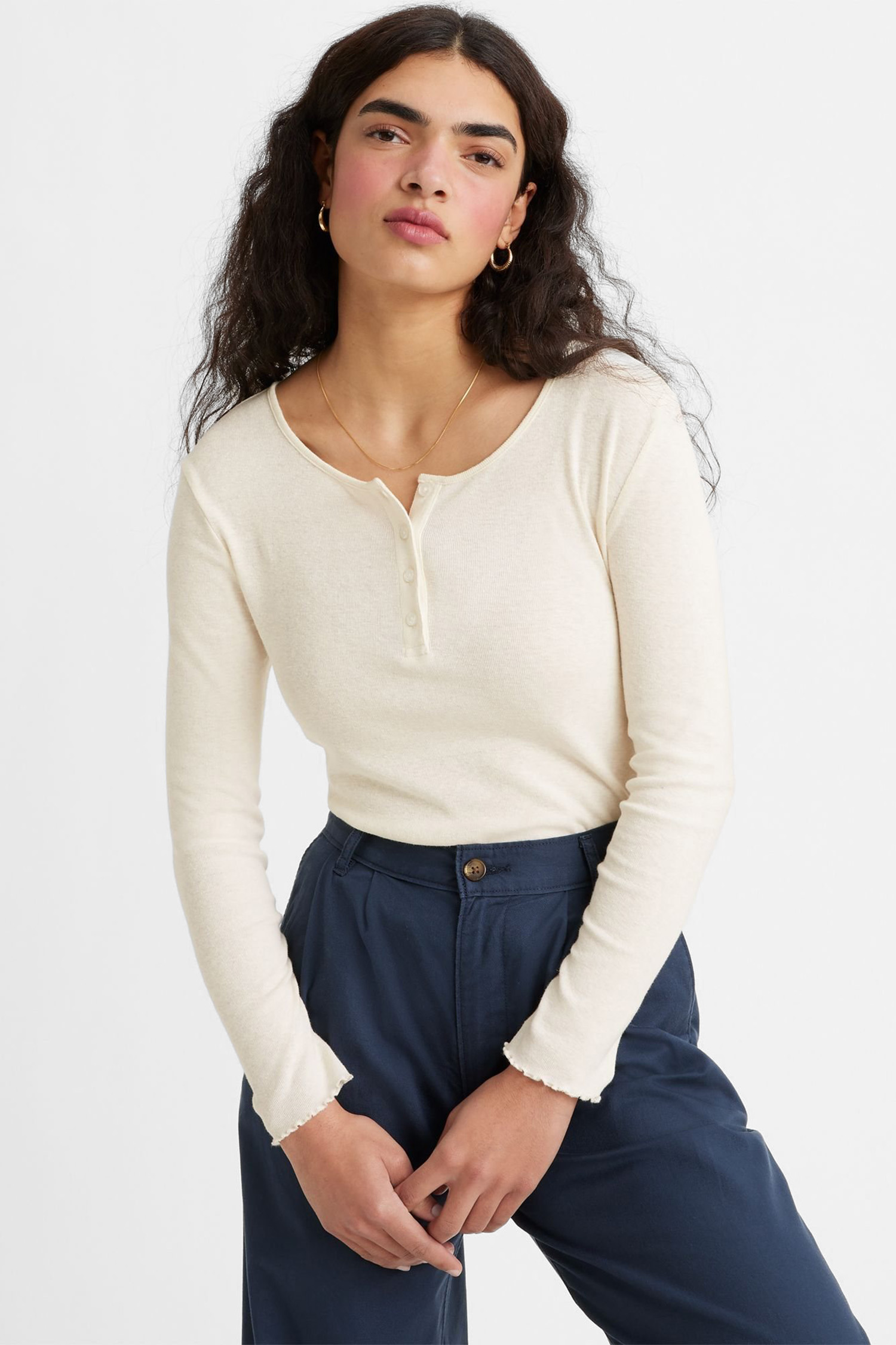 Жіночий білий лонгслів Levi’s® A5910;0003 — Ultrashop