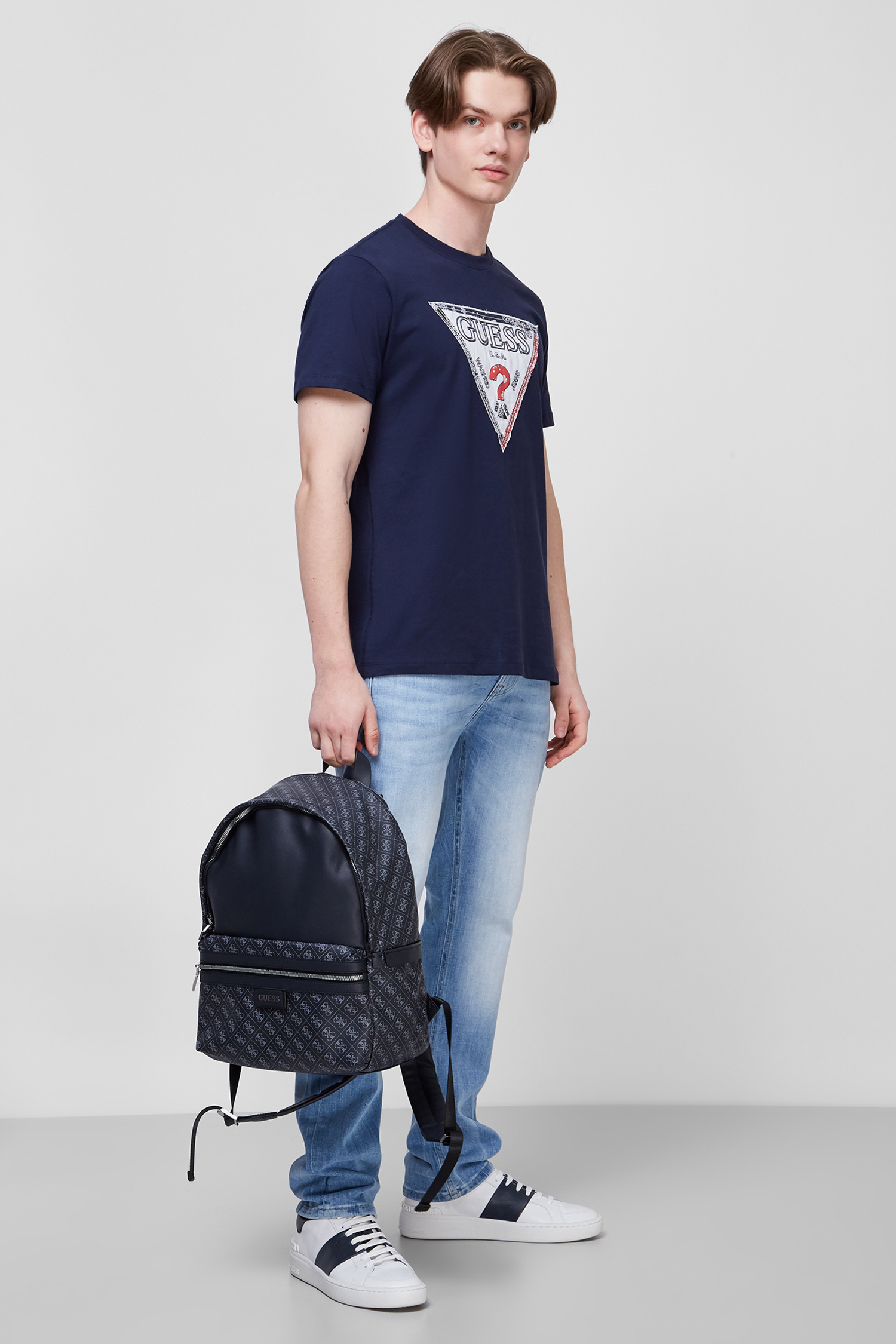 Темно-синя футболка для хлопців Guess M1RI72.K8FQ1;G77G — Ultrashop