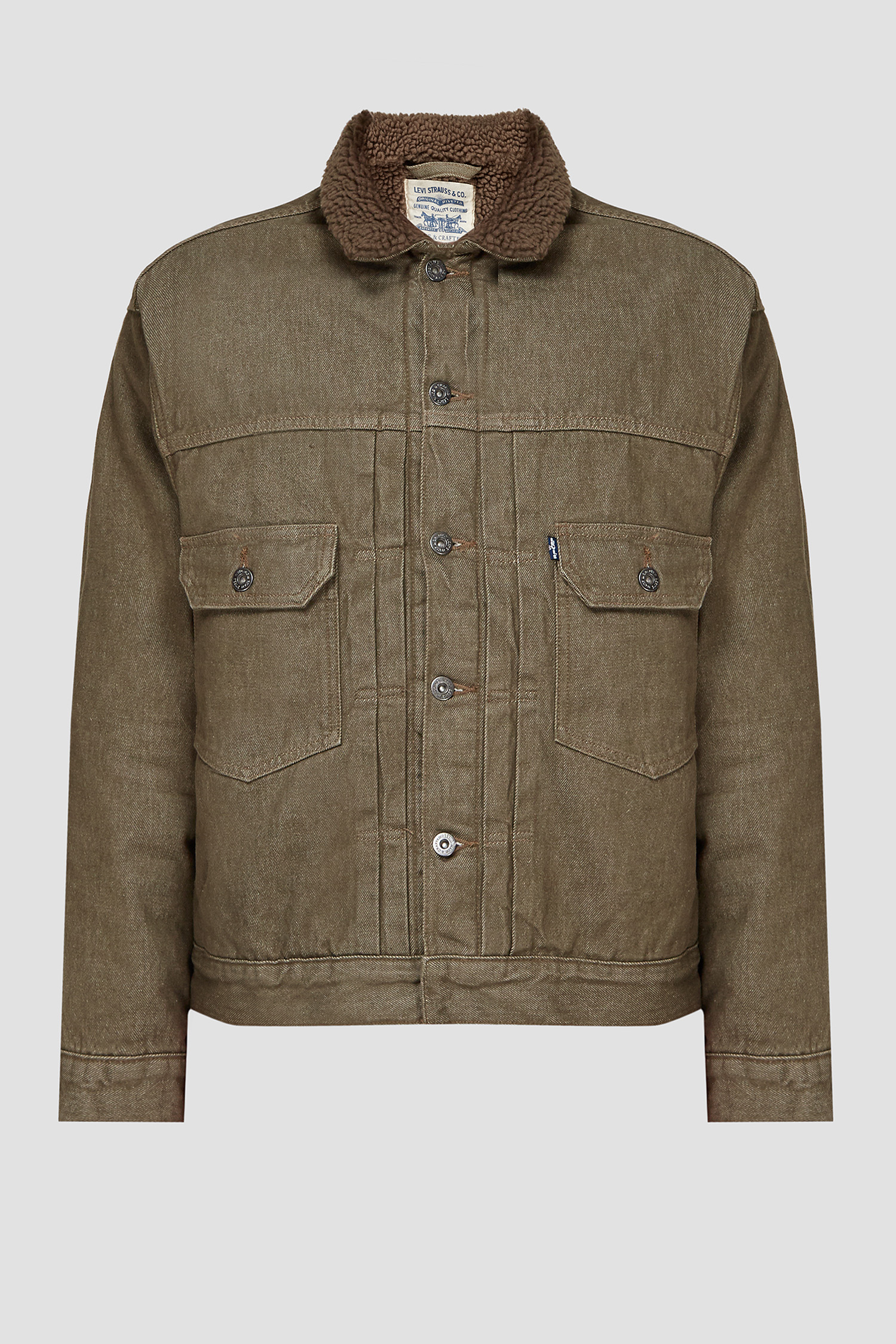 Мужская зеленая джинсовая куртка Levi’s® 21261;0014 — Ultrashop