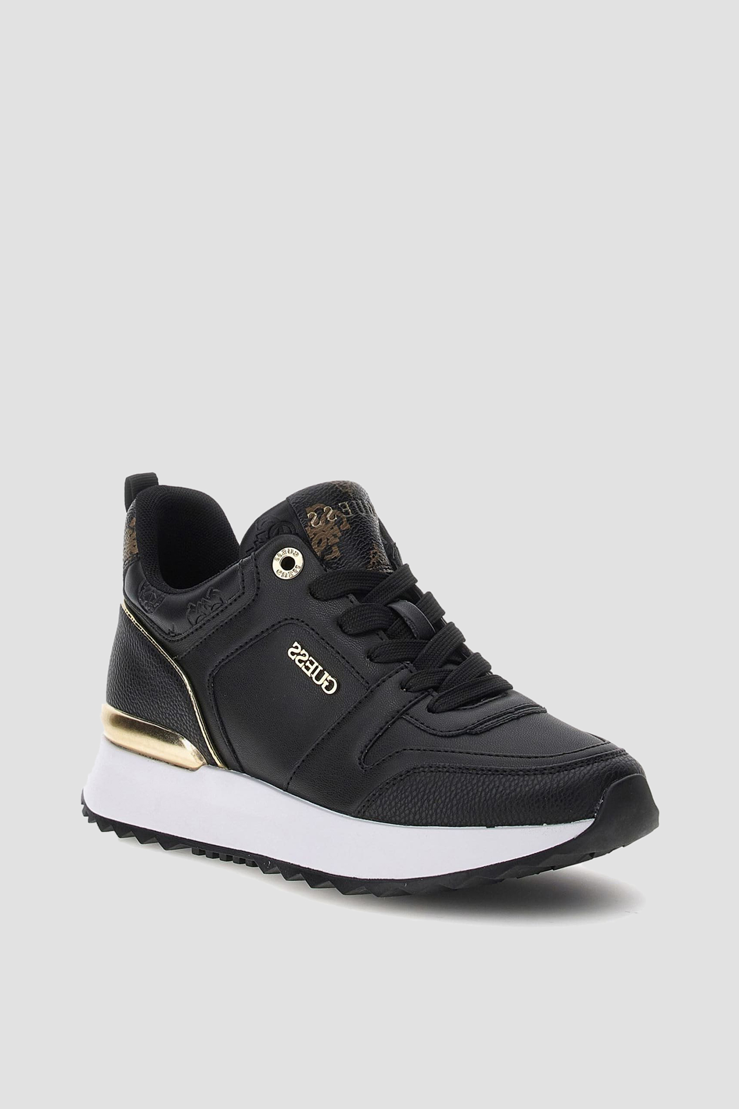 Женские черные кроссовки Guess FL8DDY.ELE12;BLACK — Ultrashop