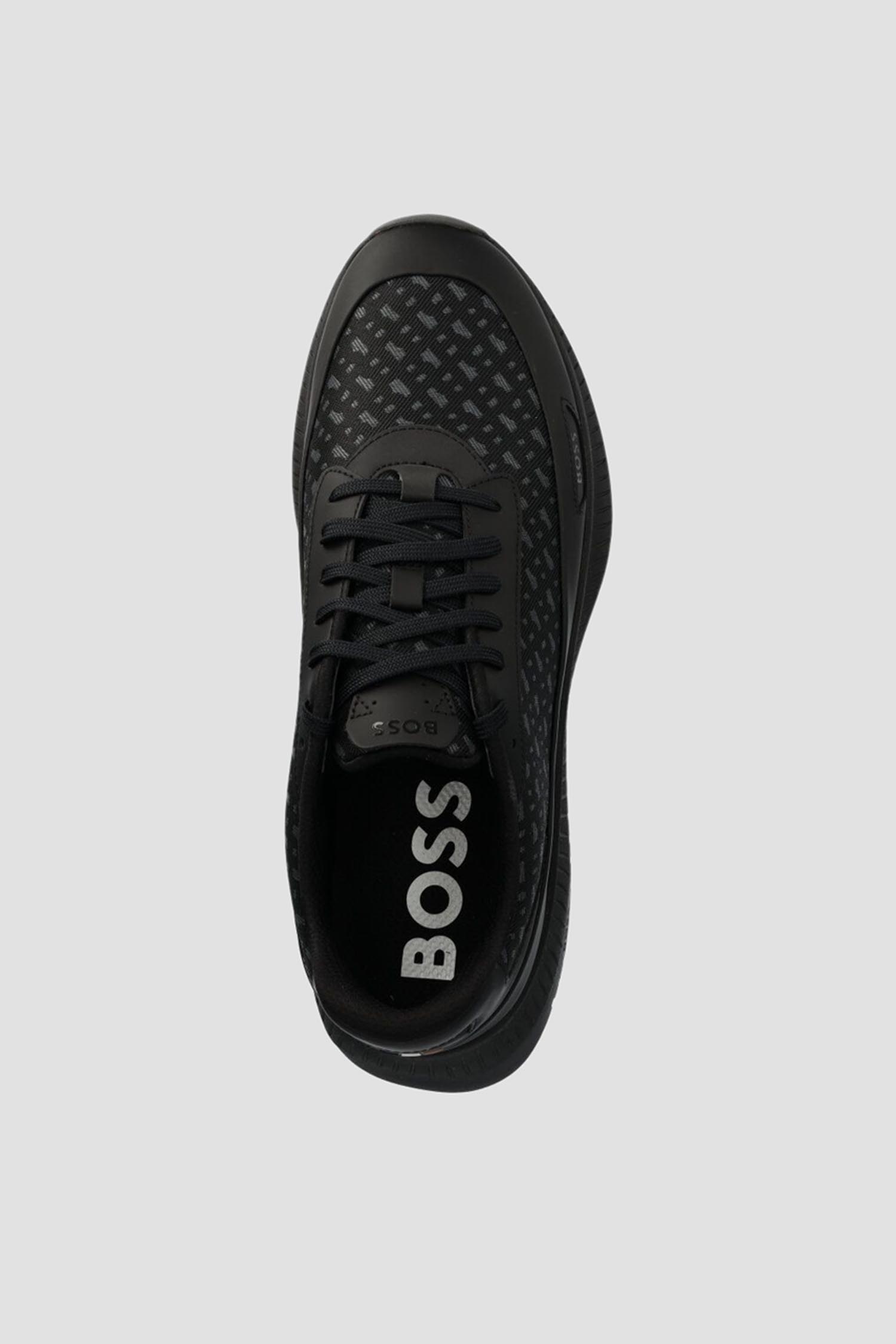 Чоловічі чорні кросівки BOSS 50517306;005 — Ultrashop